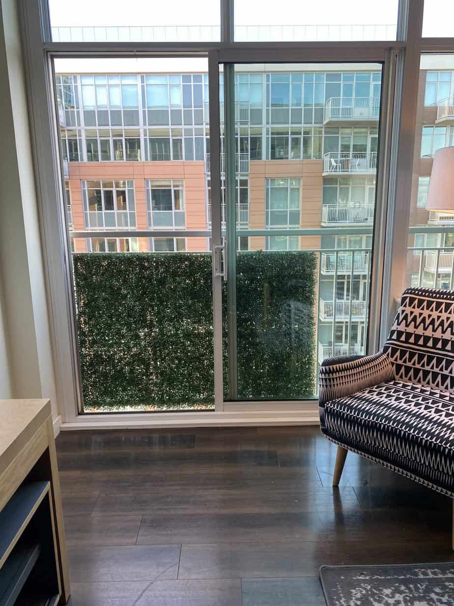 15 Minute Faux Balcony Makeover for under $15 - Balcony Boss