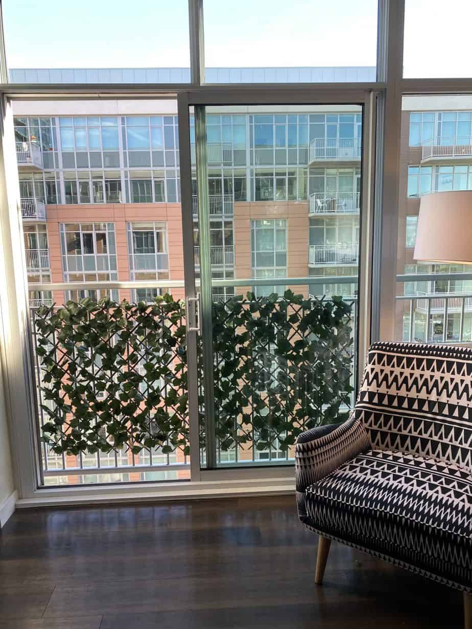 15 Minute Faux Balcony Makeover for under $15 - Balcony Boss