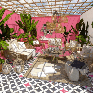 Pretty in Pink: 6 Pink Balcony Décor Ideas - Balcony Boss